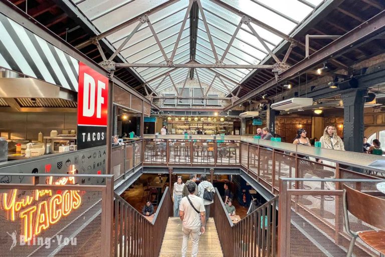 【倫敦美食廣場推薦】Market Halls Victoria：維多利亞車站旁的異國料理小吃天堂 | BringYou