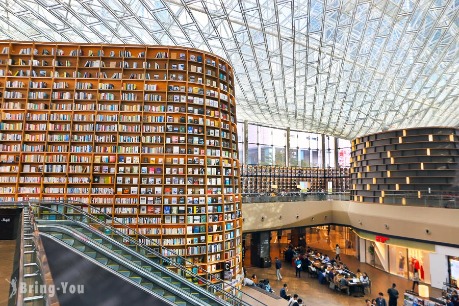 【韓國首爾】Starfield Coex Mall 星空圖書館，三成站百貨商場文青打卡景點 | BringYou